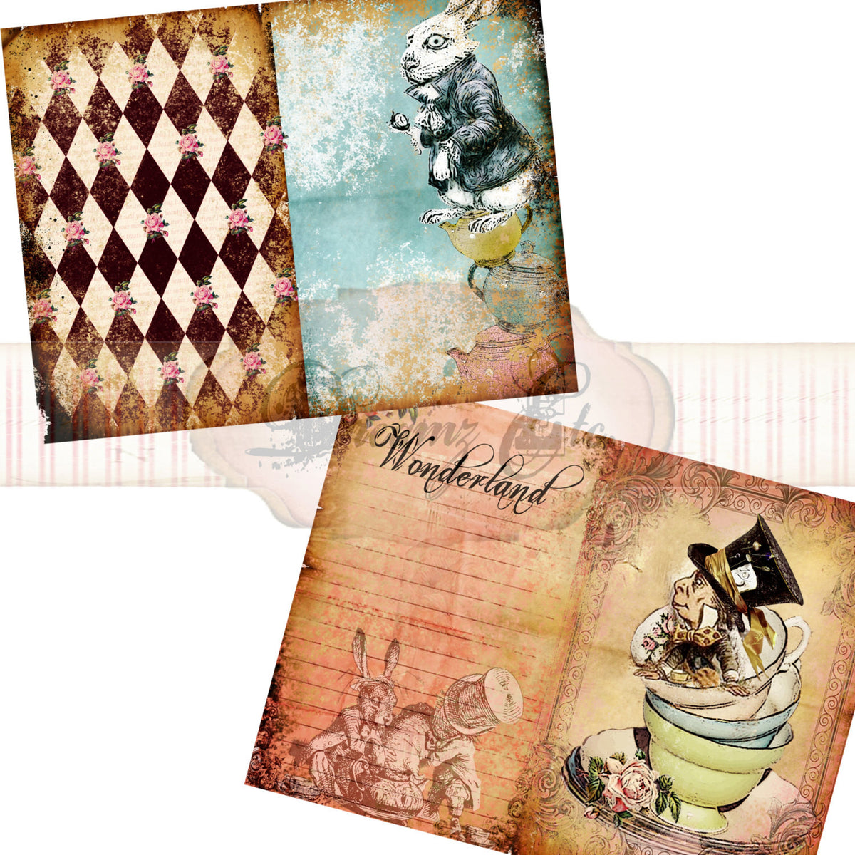 Tea Time - Digital Paper Pack | Dreamz Etc