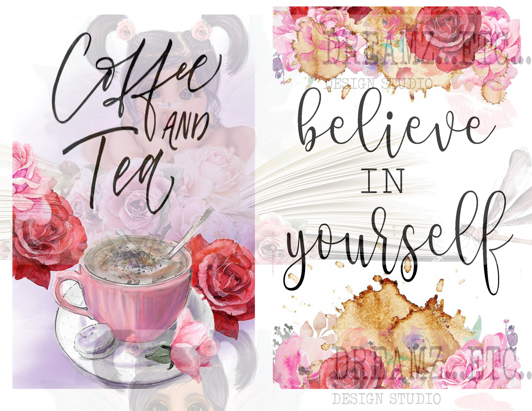 French Cafe - Digital Journal Kit - Bundle Pack – Dreamz Etc