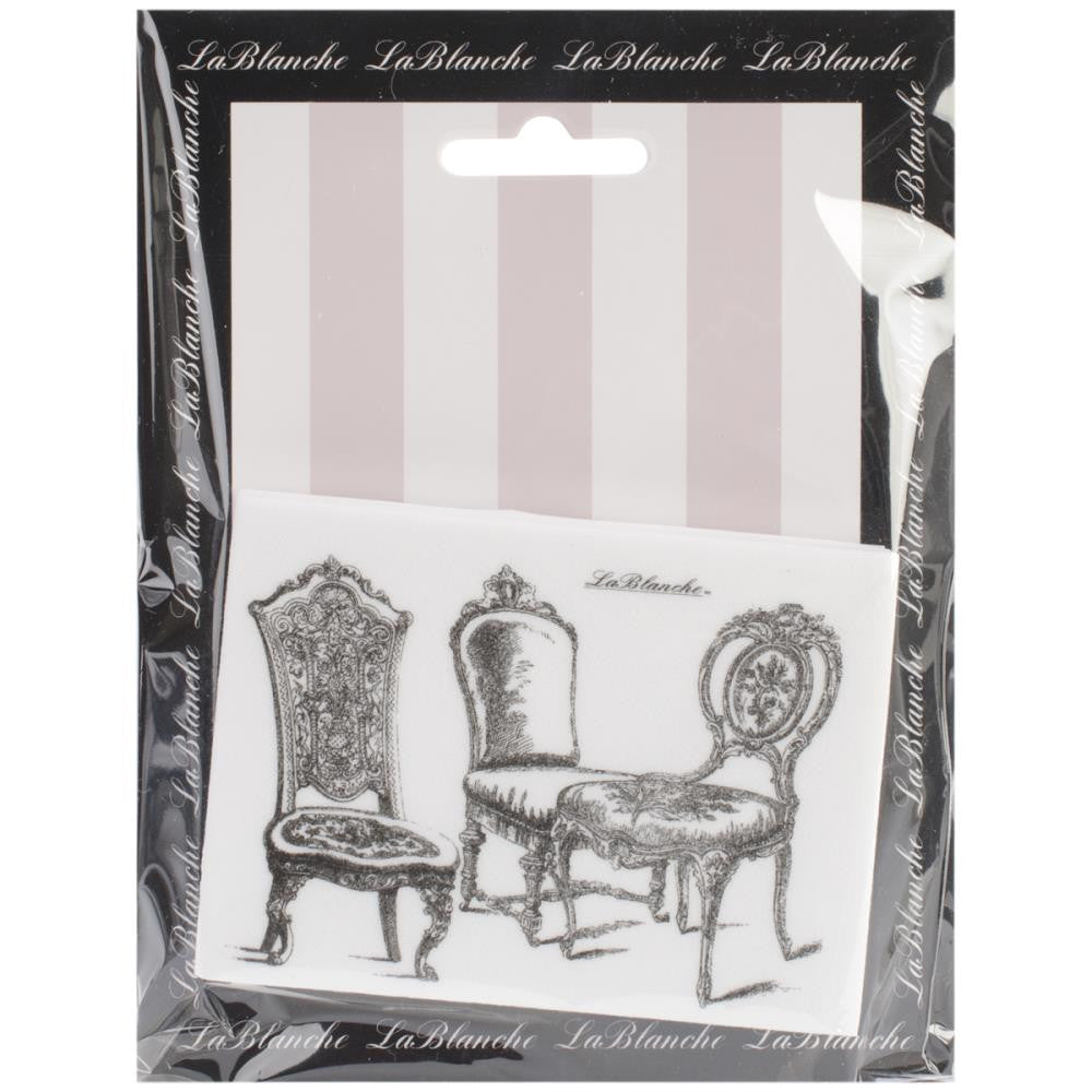 Lablanche Silicone Stamp - Chairs Stamp - 3.75"X2.75" | Dreamz Etc