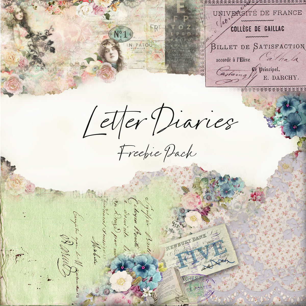 Letter Diaries - DIGITAL FREEBIES | Dreamz Etc