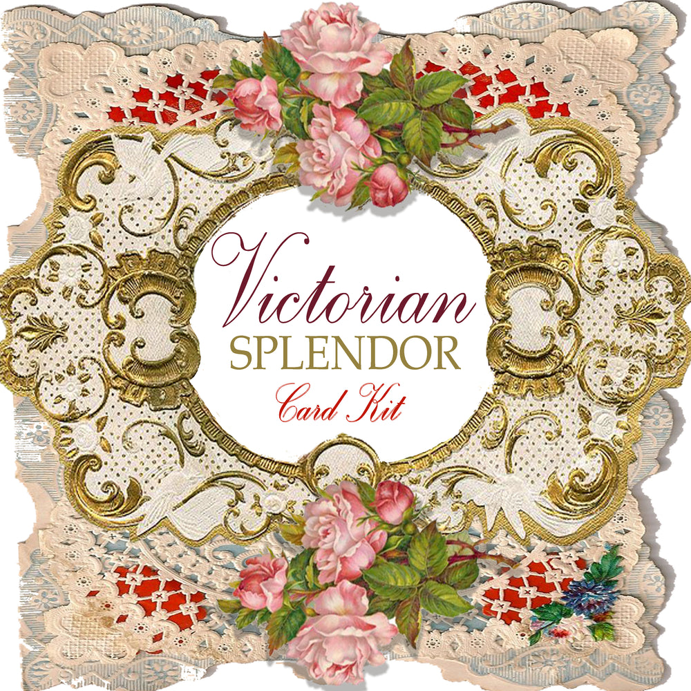 Victorian Splendor Card Kit - Digital Kit | Dreamz Etc